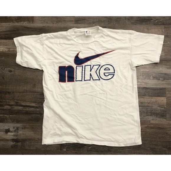 Big Bear | Shirts | Vintage Nike Mens Large White Short Sleeve Bootleg ...